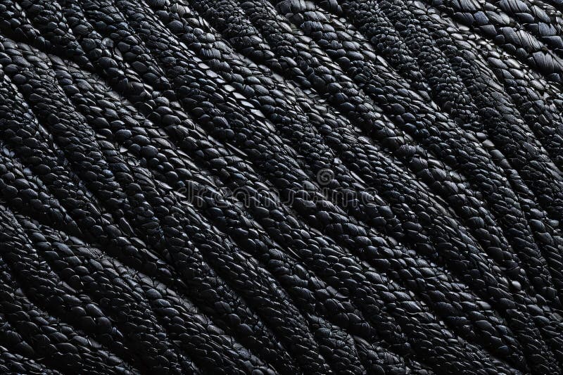 Abstract Texture Black Horizontal Background. Volumetric Threads ...