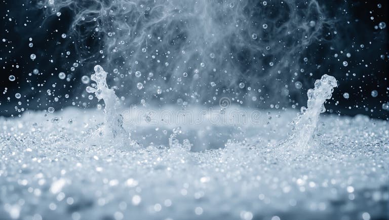 Abstract Texture of Boiling Water with Steam and Bubbles in Motion ...