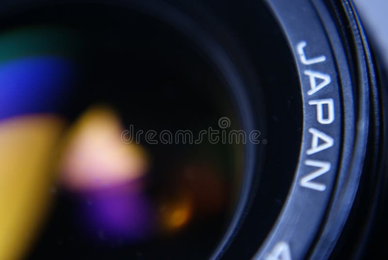 Abstract Texture of a Camera Lens Stock Photo - Image of professional ...