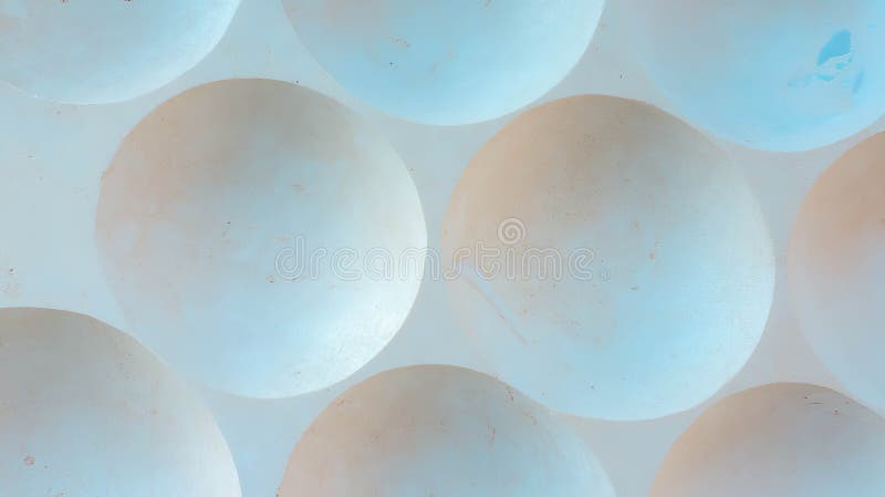 Abstract Texture of Circular Molding Frames on Wall for Interior Design ...