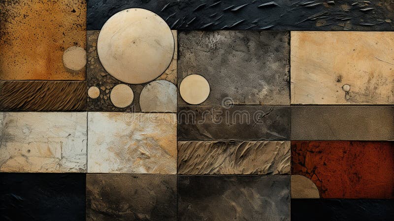 Abstract Texture Collage Background Stock Illustration - Illustration ...