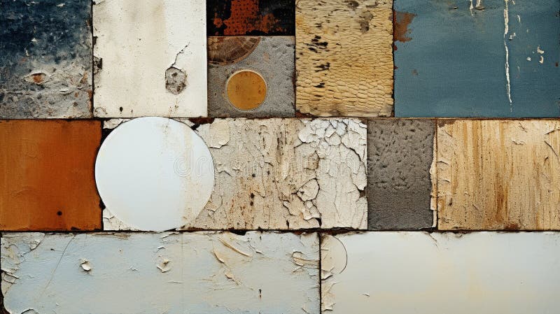 Abstract Texture Collage Background Stock Illustration - Illustration ...