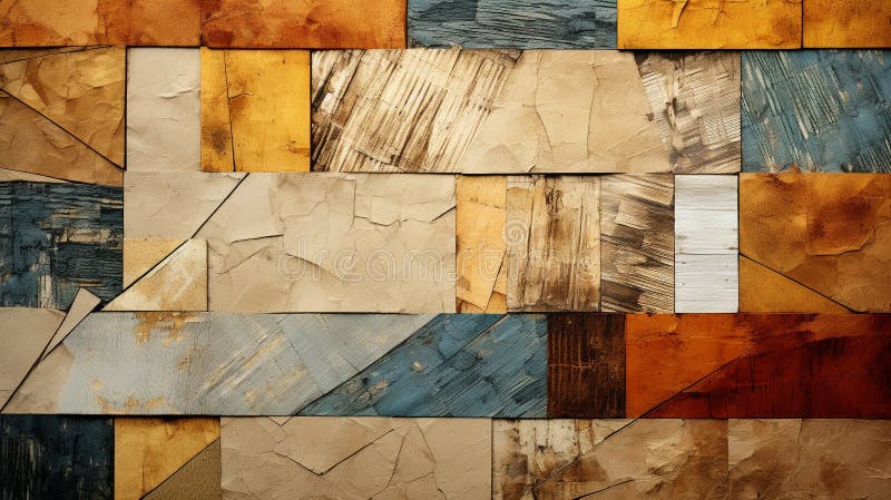 Abstract Texture Collage Background Stock Illustration - Illustration ...