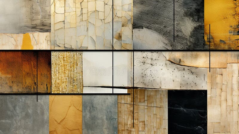 Abstract Texture Collage Background Stock Illustration - Illustration ...