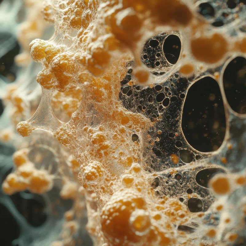 Abstract Texture of Colorful Bubbles in Fluid Environment Stock Photo ...