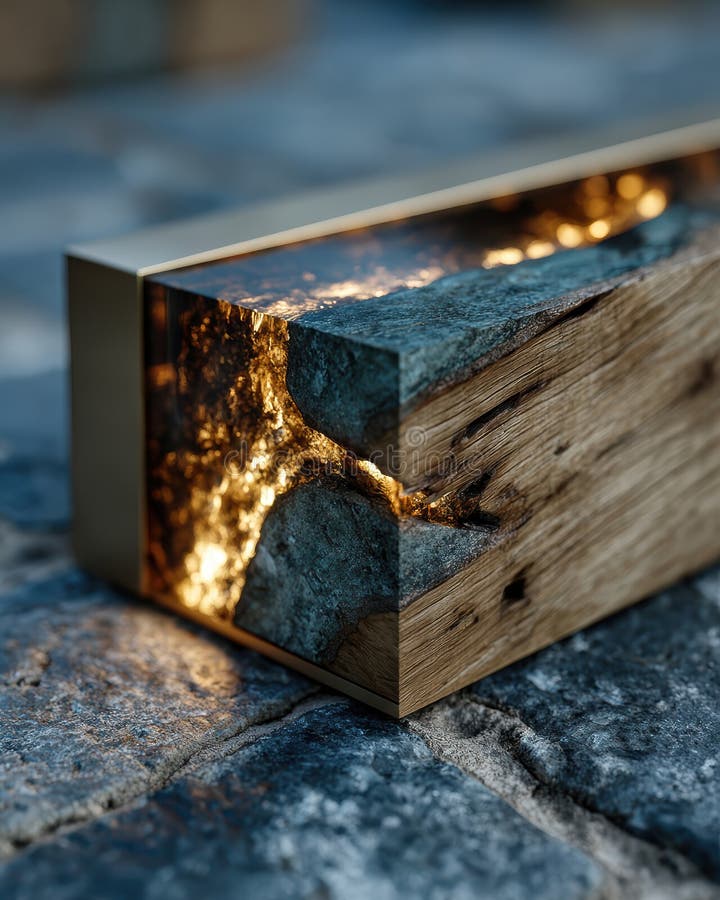 Texture of Brushed Titanium and Organic Wood Material in High Contrast ...