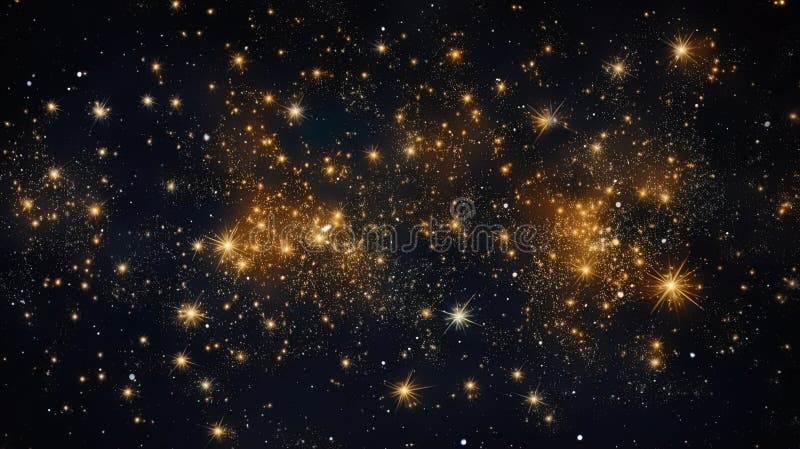 The Abstract Texture of the Cosmos with Dark and Light Stars Stock ...