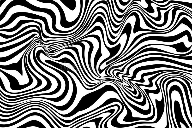 Abstract Distorted Wave Background.Stripes Design Stock Vector ...