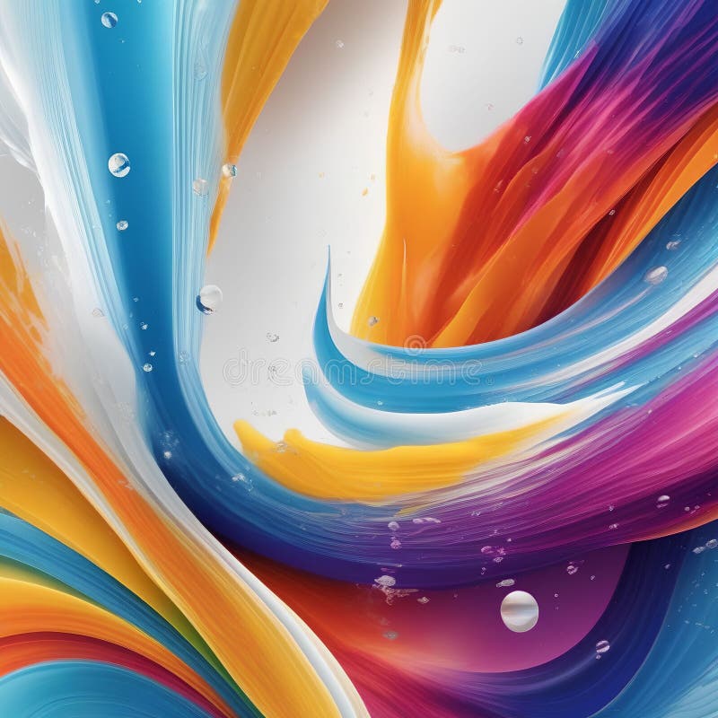 Abstract Texture Designs with Vibrant Water Splashes Color Patterns ...