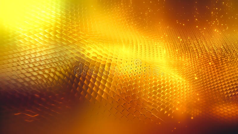 Abstract Texture Digital Yellow Background, Generative AI. Stock ...
