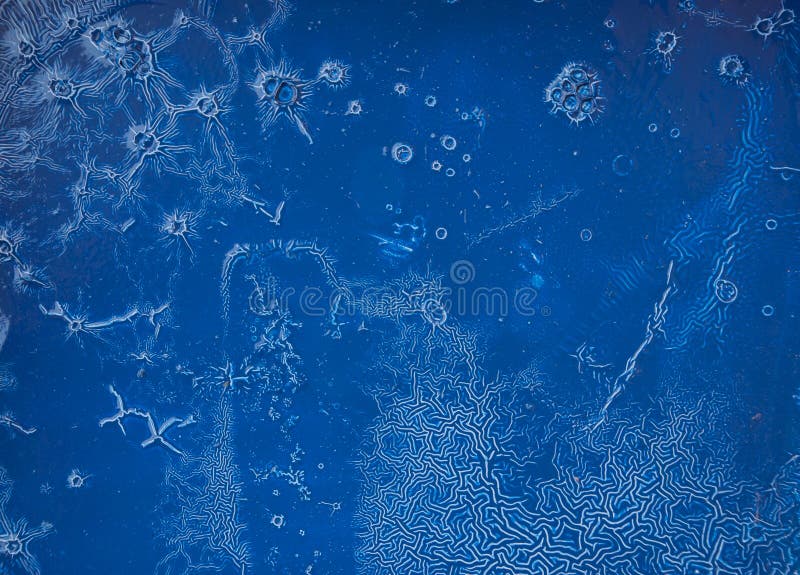 Abstract Texture of Dried Blue Paint Stock Image - Image of dirty ...
