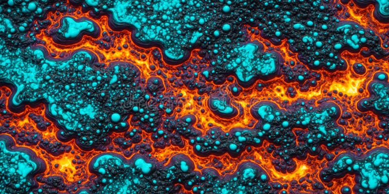 Abstract Texture, Dynamic and Colorful Neon Fluid or Paint Stock Image ...