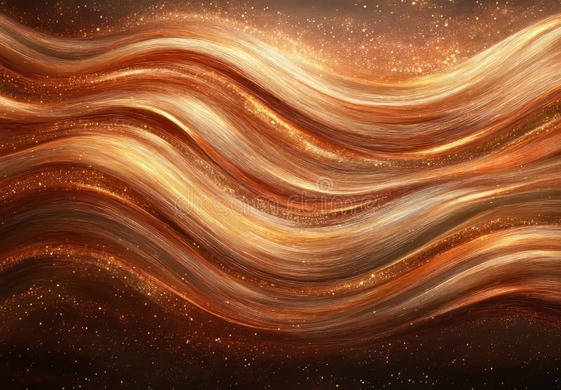 The Abstract Texture Features Chocolate and Caramel Hues in a Brown and ...