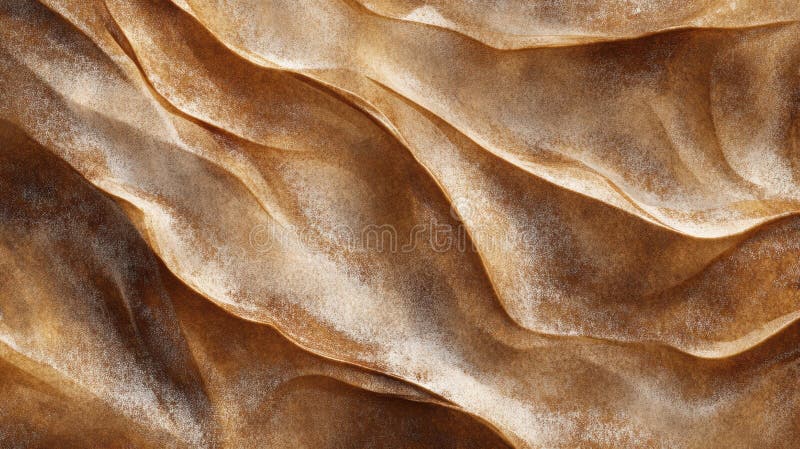 Abstract Texture Featuring Flowing Wavy Patterns in Earthy Tones Stock ...