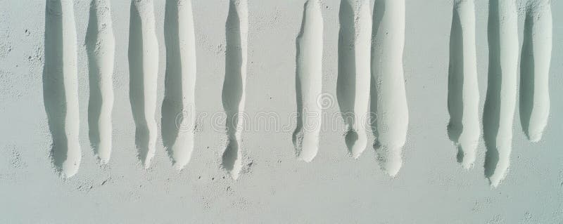 Abstract Texture of Fine Vertical Ribs on Smooth Plaster Surface for ...