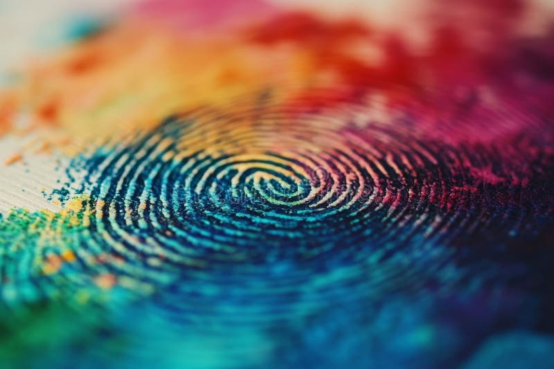 Abstract Texture with Fingerprint Swirls Stock Illustration ...