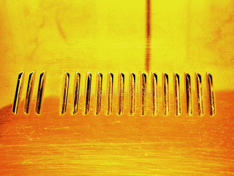 Abstract Texture of Fire Colored Metal with Smooth Stripes Stock Photo ...