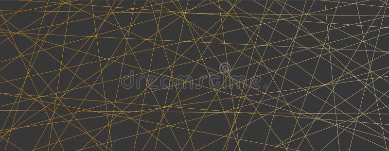 Abstract Texture of Gold Lines on Dark Background Stock Vector ...