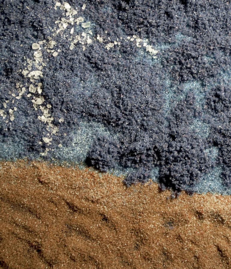 Abstract Texture Grains of Seasoning Salt Stock Image - Image of color ...