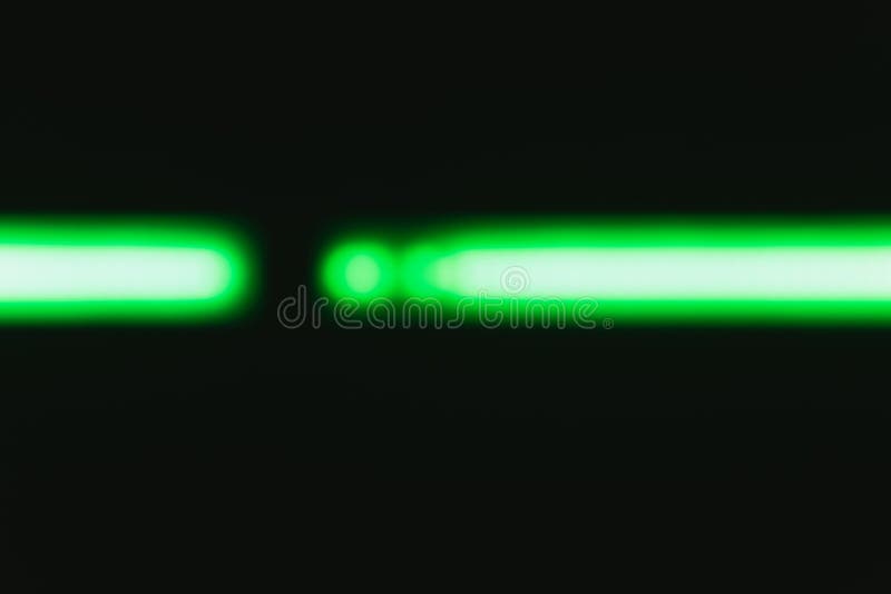Abstract Texture. Green Neon Lamps in Blur Focus Stock Photo - Image of ...