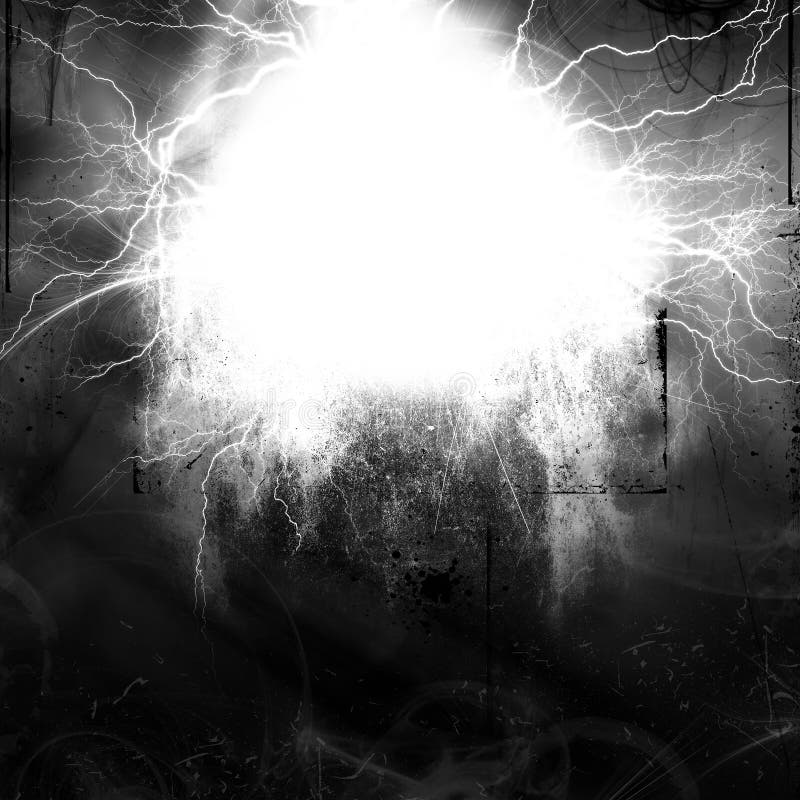 Grunge lightning bolt stock vector. Illustration of electric - 27952690