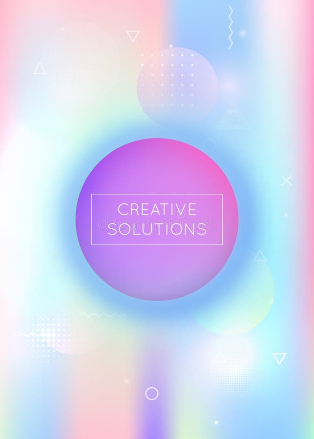 Abstract Texture. Holographic Presentation. Simple Flyer Stock ...