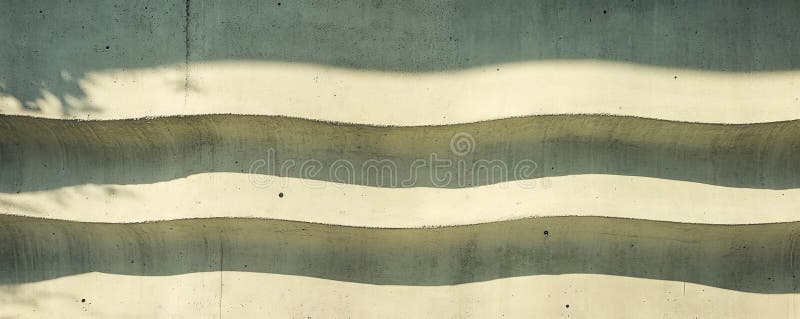 Abstract Texture with Horizontal Ribs and Wave Pattern in Concrete ...