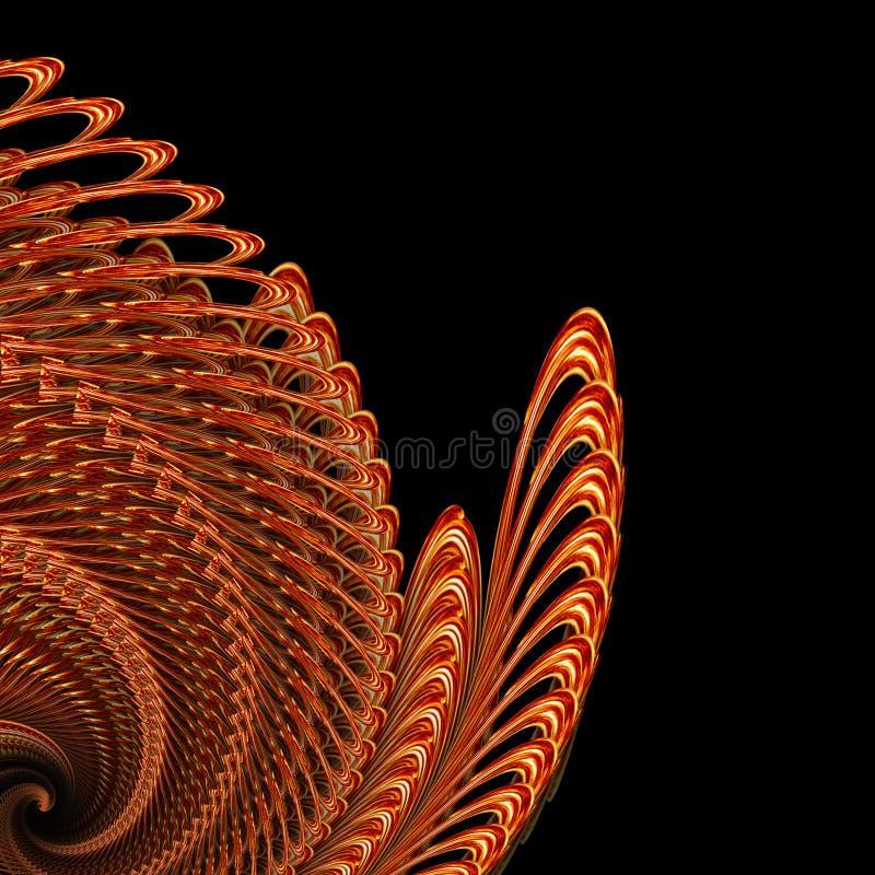 Background with Fire Wave Weave and Copy-space Stock Illustration ...
