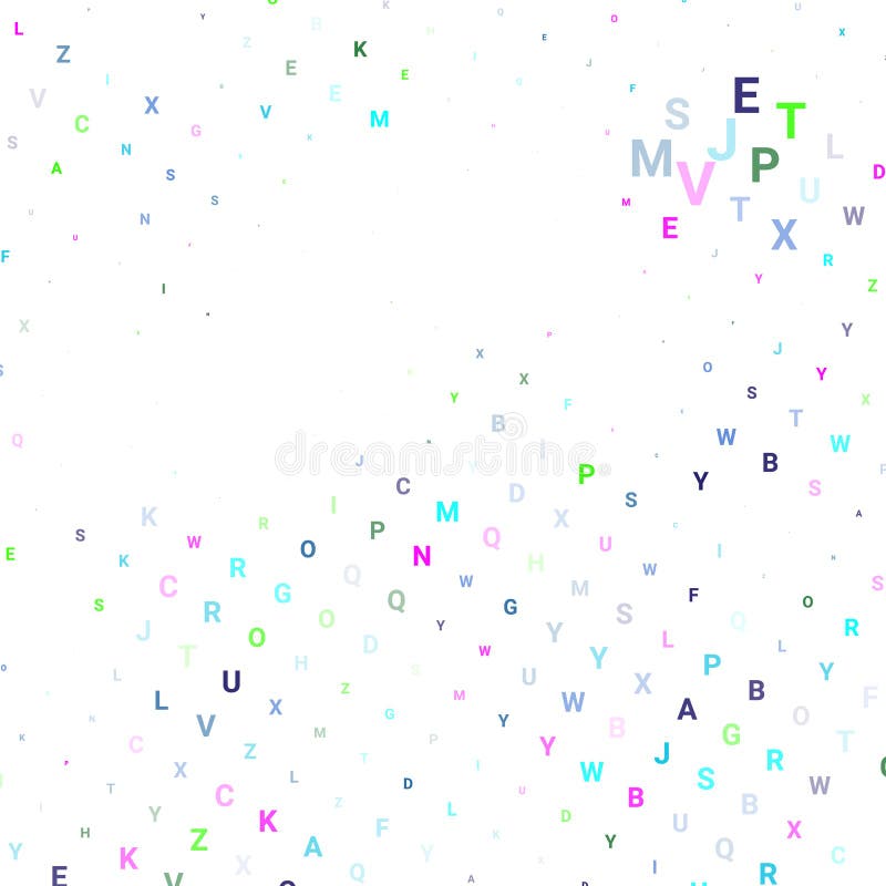 Abstract Texture with Letters. Stock Vector - Illustration of corporate ...