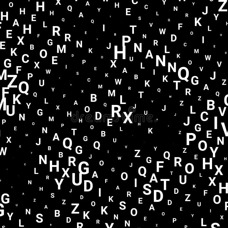 Abstract Texture with Letters. Stock Vector - Illustration of business ...