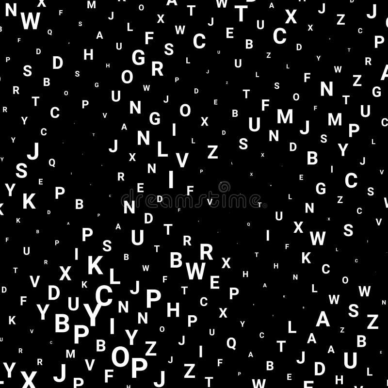 Abstract Texture with Letters. Stock Vector - Illustration of element ...