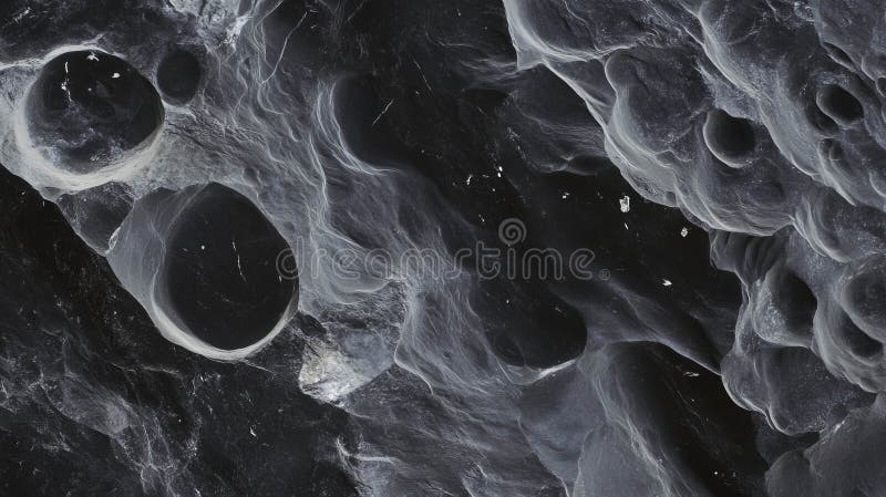 Abstract Texture of Light Black Slate with Rough Grey Surface Patterns ...