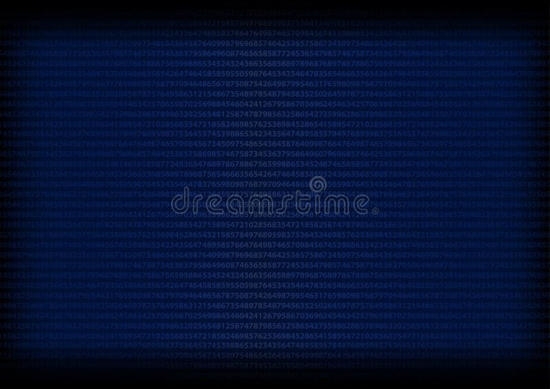 Dark Blue Numbers Background Texture Stock Illustrations – 806 Dark ...