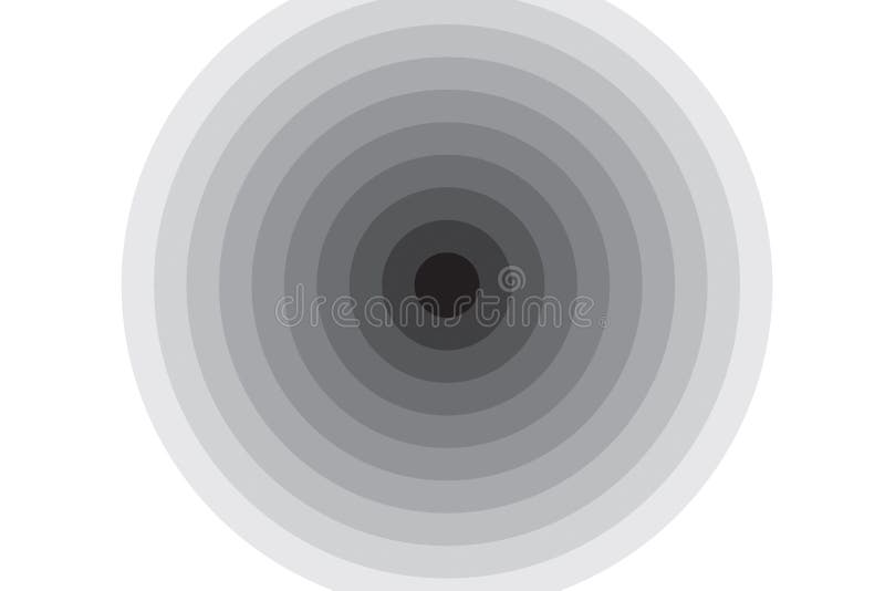 Abstract Texture of Moving Gray Circles with a Gradient Effect in the ...