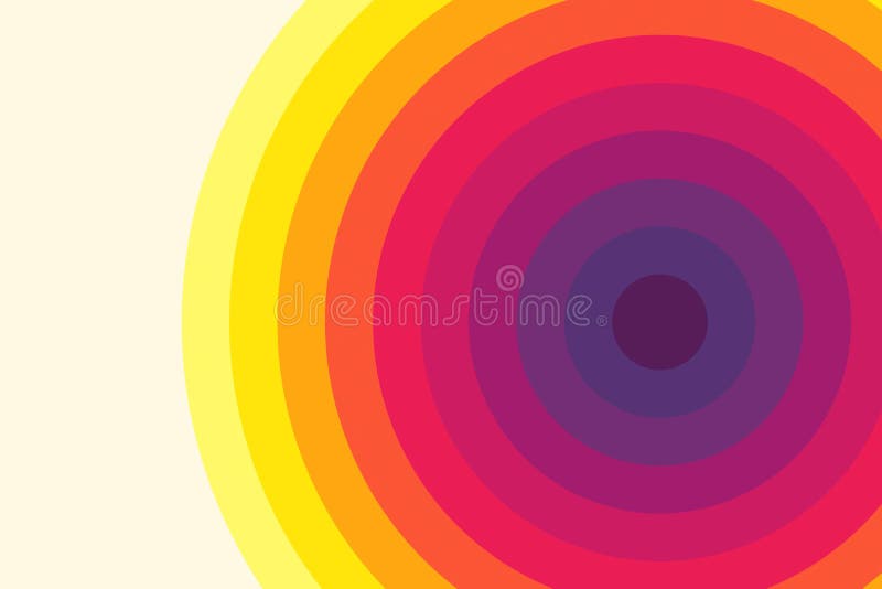 Abstract Texture of Moving Rainbow Circles in the Light Background ...