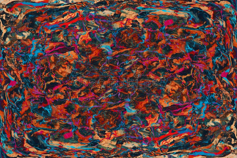 Abstract Texture in Neon Colors Stock Image - Image of bright, fluid ...