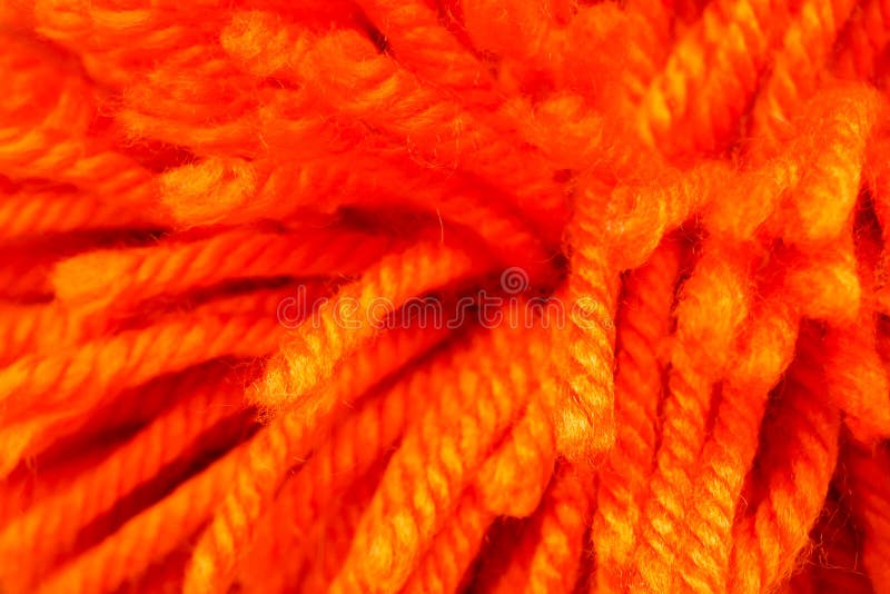 Abstract Texture of Orange Wool Threads Stock Image - Image of fabric ...