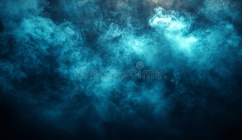 An Abstract Texture Overlay on a Blue Misty Fog Smoke Background for ...