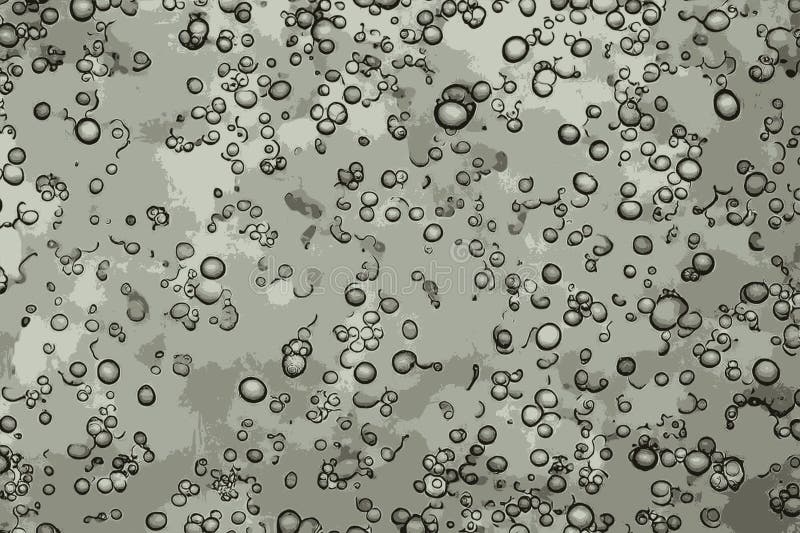 Abstract Texture of Oxygen, Air Bubbles in the Water of a Soda Stock ...