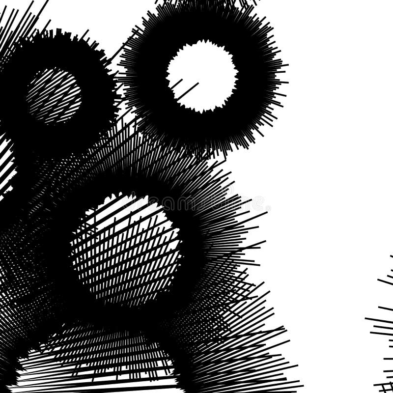 Abstract Texture / Pattern with Random Radial Shapes Overlapping Stock ...