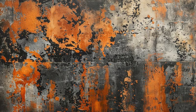 Abstract Texture of Peeling Paint and Corrosion on Rusty Surface ...