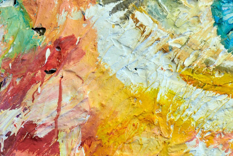 Abstract Texture with Random Color Spots and Smears Stock Image - Image ...