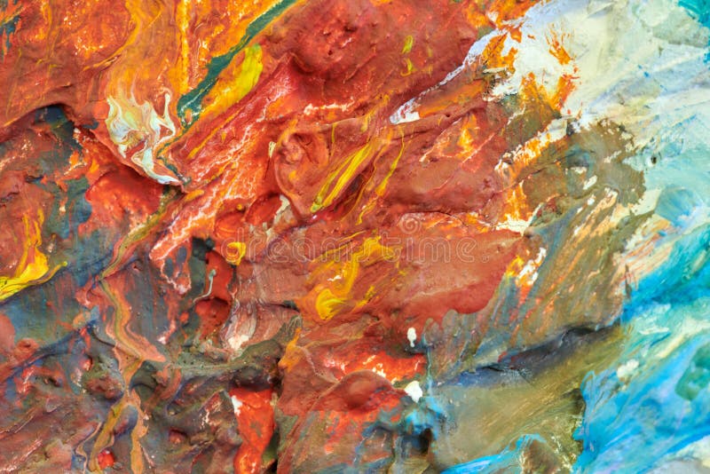 Abstract Texture with Random Color Spots and Smears Stock Image - Image ...