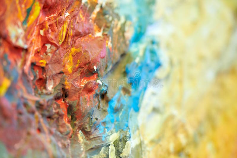 Abstract Texture with Random Color Spots and Smears Stock Photo - Image ...