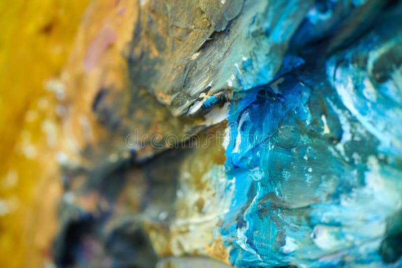 Abstract Texture with Random Color Spots and Smears Stock Photo - Image ...