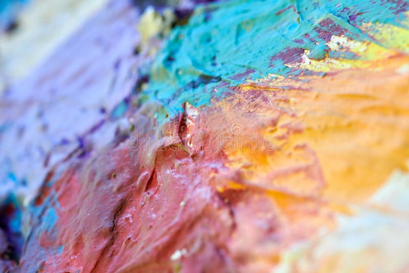 Abstract Texture with Random Color Spots and Smears Stock Photo - Image ...