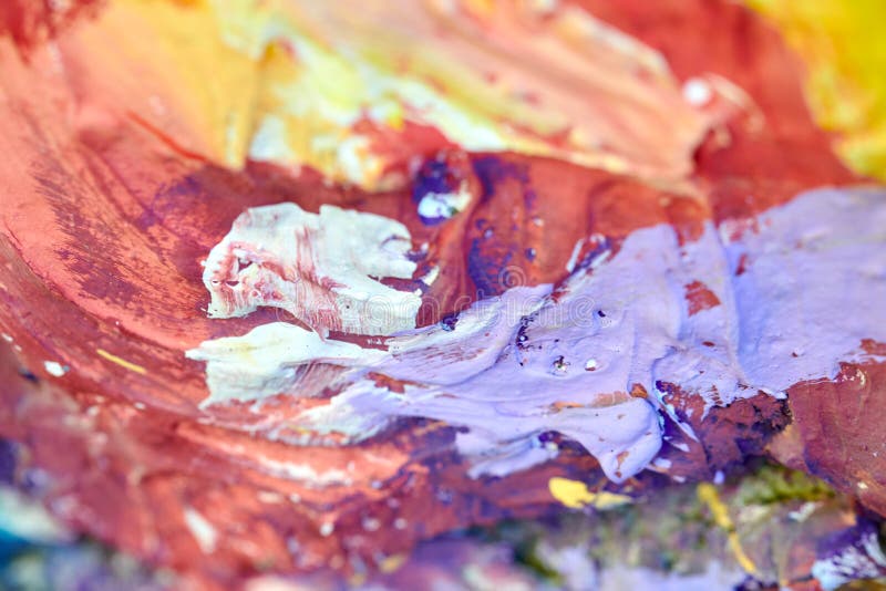 Abstract Texture with Random Color Spots and Smears Stock Image - Image ...