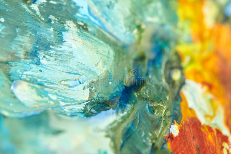 Abstract Texture with Random Color Spots and Smears Stock Image - Image ...