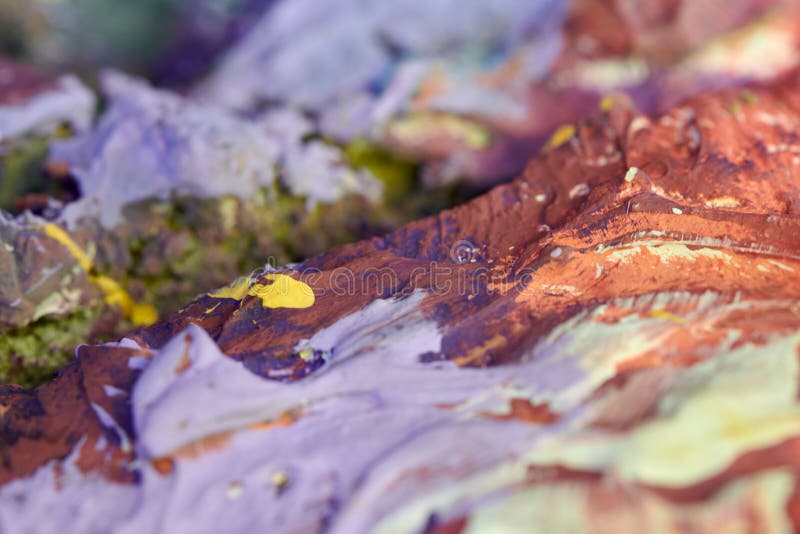 Abstract Texture with Random Color Spots and Smears Stock Image - Image ...