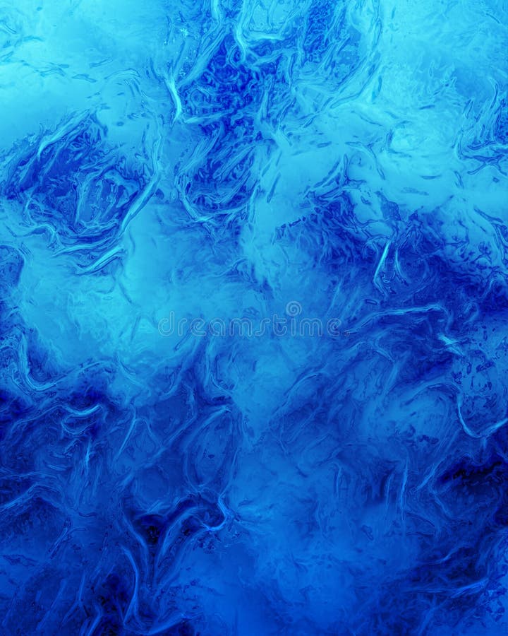 Abstract Blue Reflections stock illustration. Illustration of water ...